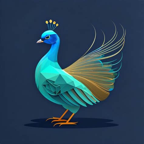 Premium Ai Image Peacock Bird Image Illustration