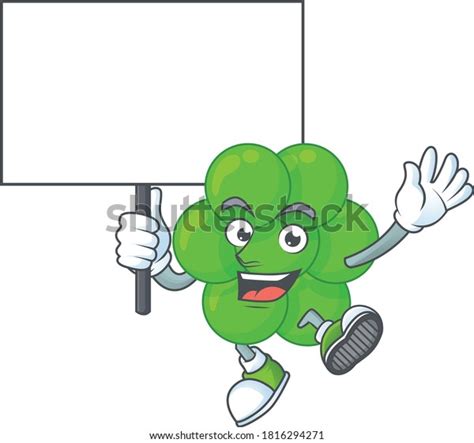 Cute Staphylococcus Aureus Mascot Design Smiley Stock Vector Royalty Free 1816294271