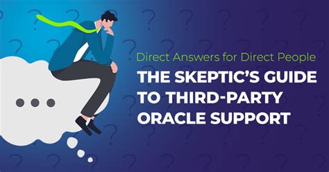 Spinnaker Support On Linkedin The Sceptics Guide Or Oracle Third Party Support