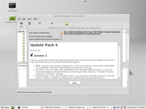 linux mint debian update pack 4 on the way to bring cinnamon gnome