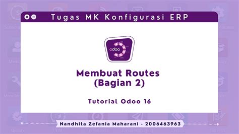 [odoo 16] tutorial membuat routes pada odoo bagian 2 by nandhita