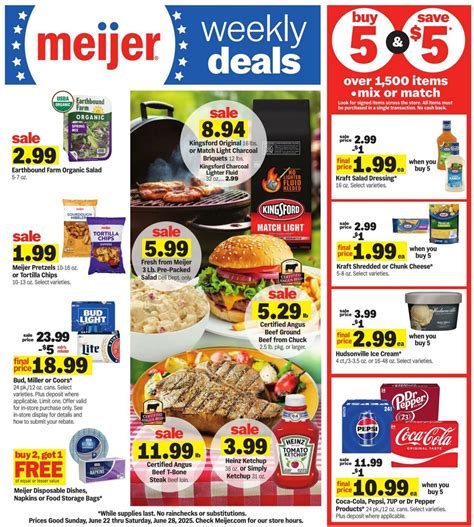 Meijer Promotional Ad Valid From 0622 To 0628 Page Nb 1