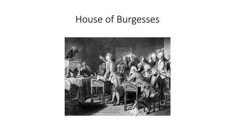 House Of Burgesses Definition Ap Us History At James Madrigal Blog