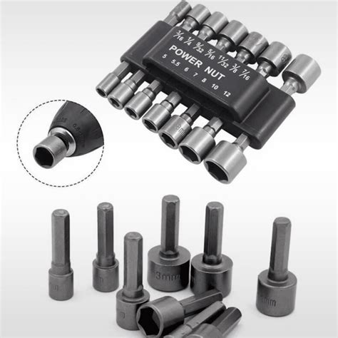 Powerful Socket Inner Hexagonal Hexagonal Screwdriver Socket Extension Rod Pneumatic Screwdriver