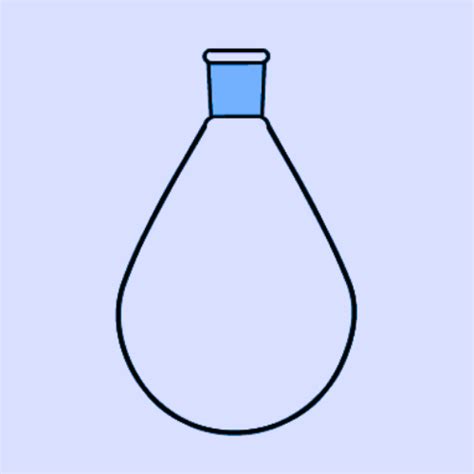 Rotary Evaporating Flask With Joint Astm Size Laboratory Glassware