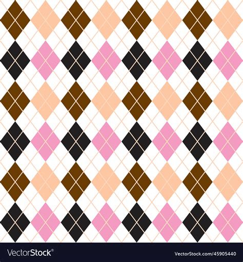 Simple Seamless Argyle Pattern Royalty Free Vector Image