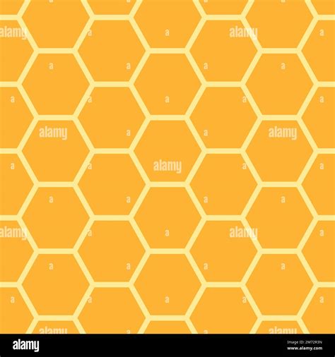 Honeycomb Seamless Pattern Abstract Geometric Yellow Honeycomb Seamless Pattern Hexagon