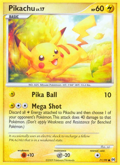 Pikachu 071111 Pokémon Myp Cards
