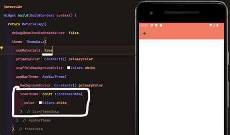 Material AppBar Icon Color Doesn T Change In Material Issue Flutter Flutter