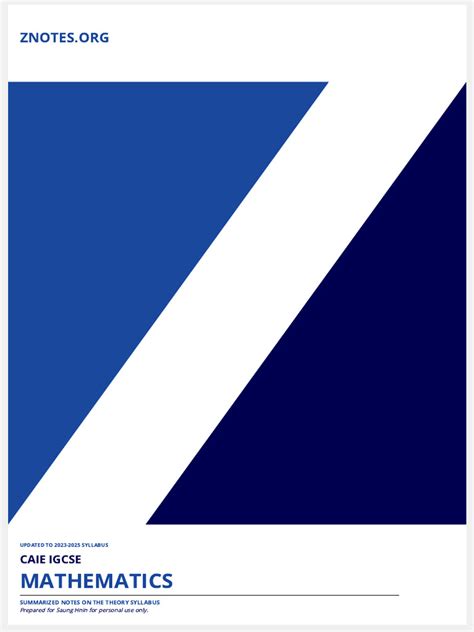Caie Igcse Mathematics Theory Pdf Euclidean Vector Trigonometric Functions