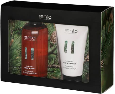 Rento Gift Box Arctic Pine Body Soap & Sauna Honey | Sauna-store.com