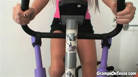 Gym Teen Riding Hard Old Man Cock Eporner