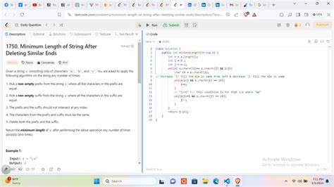 Potd Leetcode How To Solve String After Deleting Similar Ends Raj Singh Namdeo Posted On The