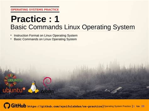 operating system practice meeting 2 basic commands linux operating