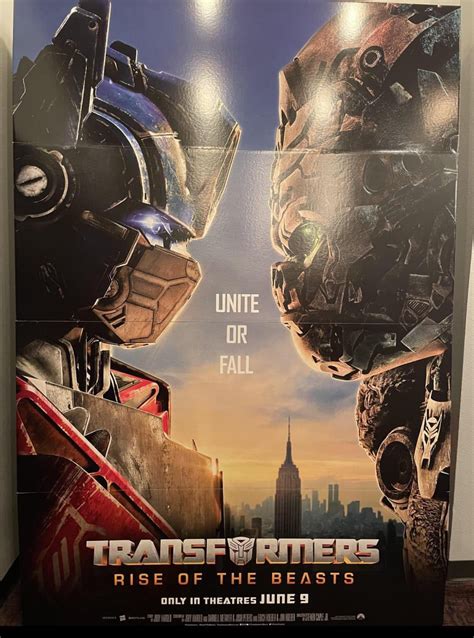 Possible New Theatrical Poster For Transformers Rise Of The Beasts Transformers News TFW2005
