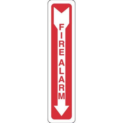 Fire Alarm Arrow Down Industrial Fire Signs Seton Seton