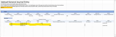 Solved App Upload General Journal Entries Error Journal Sap Community