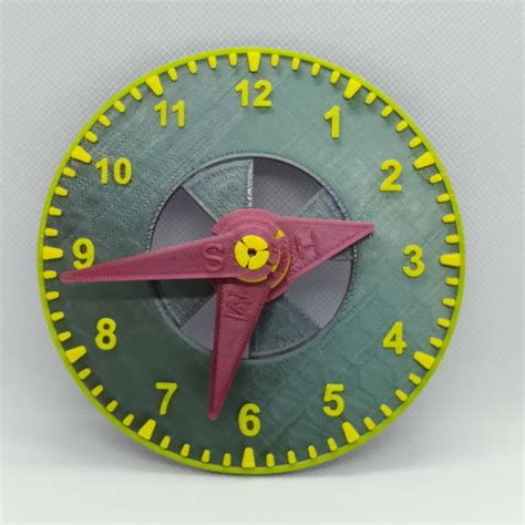 3d Printing Educational Analog Clock Model・cults