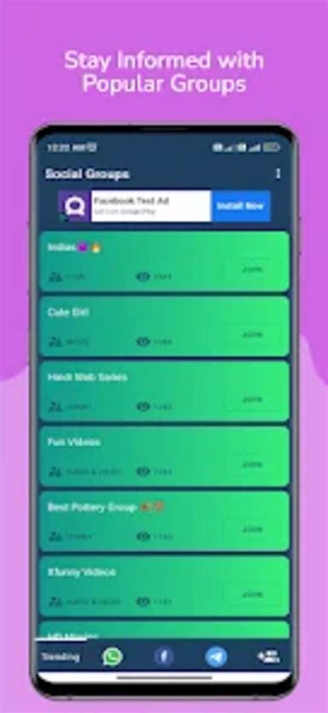 Android Için Social Groups Join Group Link İndir