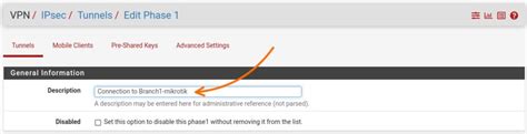 Setup IPsec Site To Site VPN Tunnel Between Pfsense And MikroTik GetLabsDone