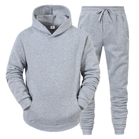 Zhenying Track Suits Mens Men Autumn And Winter Set Leisure Solid
