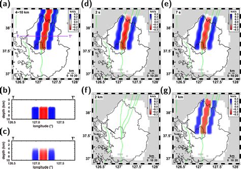 Synthetic Recovery Test For Simplified Velocity Anomalies Around The Download Scientific