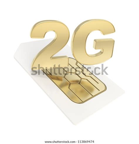2g Circuit Microchip Sim Card Emblem Stock Illustration 113869474 Shutterstock