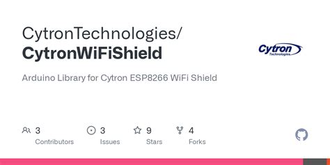 GitHub CytronTechnologies CytronWiFiShield Arduino Library For