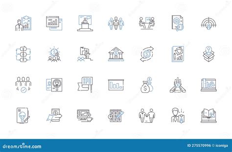 Estate Planning Line Icons Collection Trusts Wills Probate Inheritance Guardianship