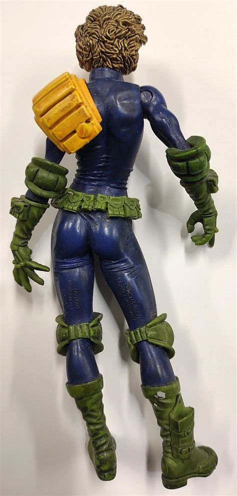 6 Judge Anderson Dredd Figure 2000 Ad Comic Book 1999 Reaction Toy Vtg Action 4618397690