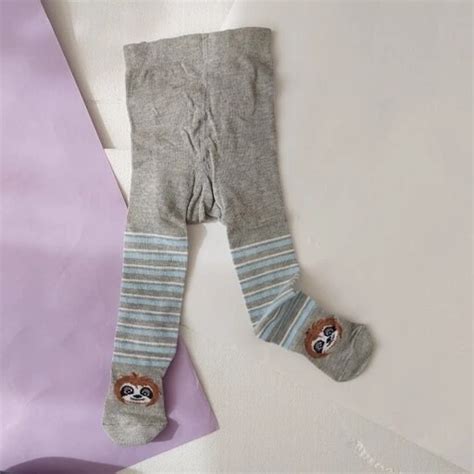 خرید و قیمت جوراب شلواری پسرانه و دخترانه نخ پنبه سایز 6 تا 12 ماه ترب