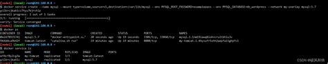 【docker之swarm详细讲解andswarm集群搭建and管理节点and工作节点andraft一致性协议andoverlay网络anddocker结合swarm部署wordpress个人博客实战】