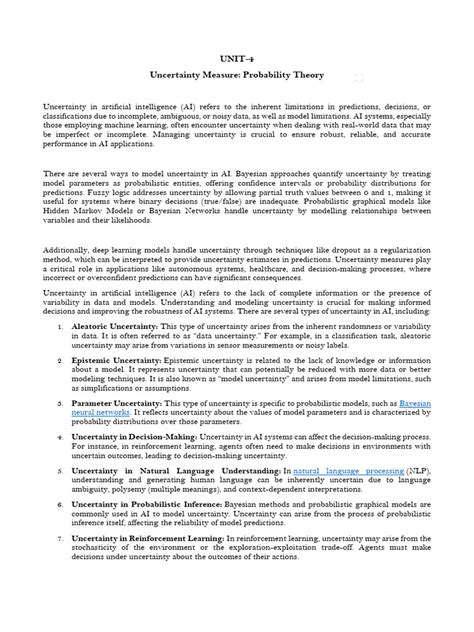 Unit 4 Ai Pdf Machine Learning Mean Squared Error