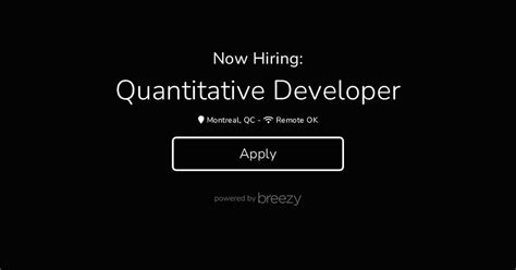 Quantitative Developer At Nascent