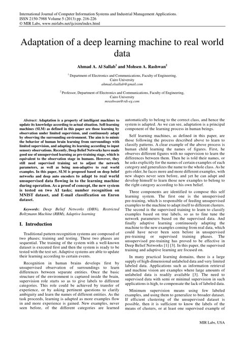 pdf self learning machines using deep networks