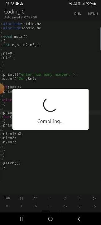 Fibonacci Series C Program Shorts Viral Youtube