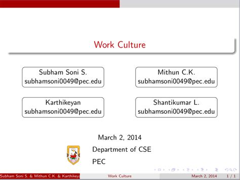 Beamer Multiple Authors Formatting The Title Page Tex Latex Stack Exchange