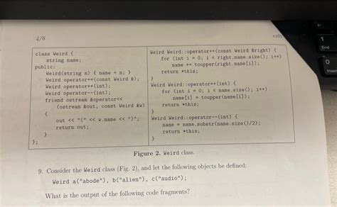 Solved Figure 2 Weird Class 9 Consider The Weird Class