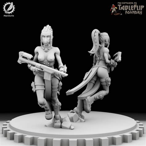 D Printable NSFW Pack Aurora Vanguard Troops Rifle P By Feathr Z