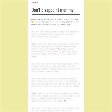 Mommy Sexting Script Adult Content Creation Digital Download Etsy
