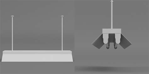 이중 네온 천장 램프 3d 모델 5 Blend Fbx Obj Unknown Free3d