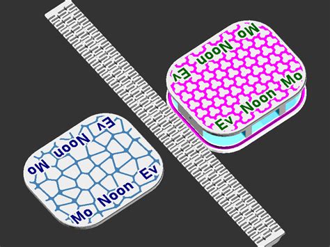 Roller Shutter Pattern Box Snap Fit With Compartments By Jack Printables Store