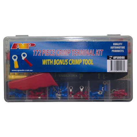 Crimp Terminal Kit With Pliers Ap Auto