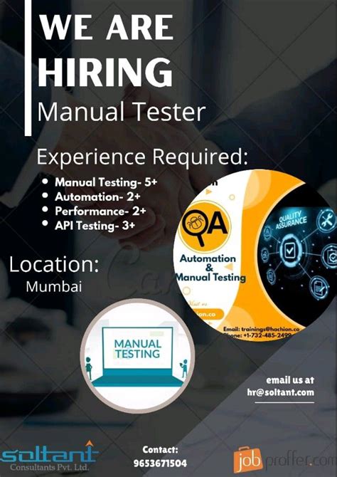 S Monisha On Linkedin Manualtester Soltant Jobproffer Manualtesting Automationtester