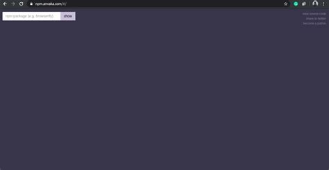 Visualizing Npm Package Dependencies