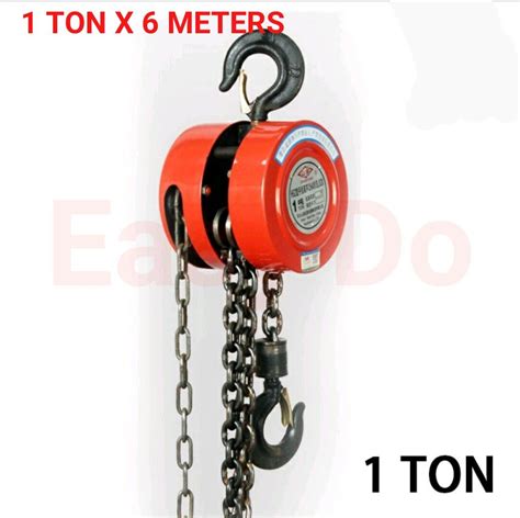 Chain Block 1 Ton X 3m 6m Chain Blocks Chainblock Lifting Block
