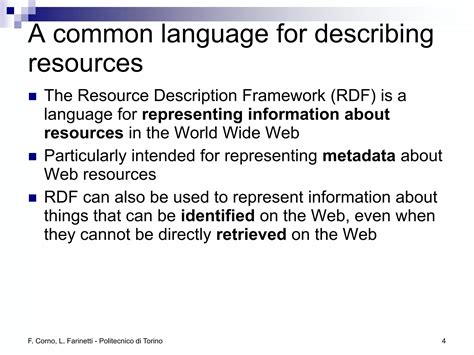 Rdf Resource Description Framework And Rdf Schema Pdf
