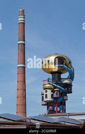 Work Of Art Kuchlbauer Tower Also Hundertwasser Tower 34 19 Metres