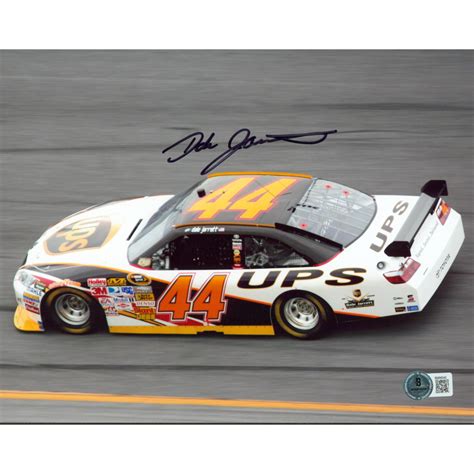 Dale Jarrett Signed Nascar 8x10 Photo Beckett Pristine Auction
