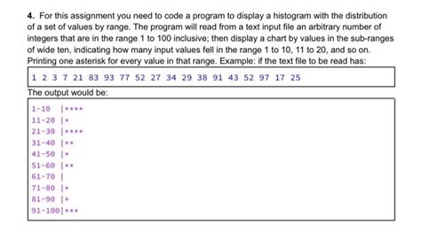 Solved 4 For This Assignment You Need To Code A Program To